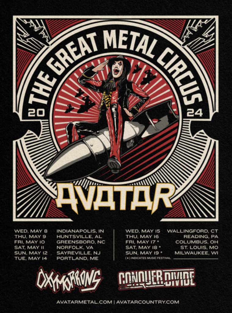 Avatar Announce Spring 2024 Headline Tour – The DreadMusicReview